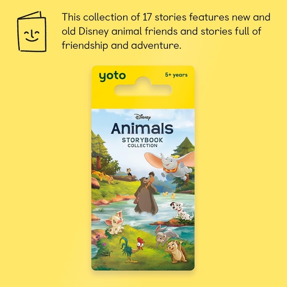 Disney | Toys | Disney Animals Storybook Collection Yoto Card | Poshmark